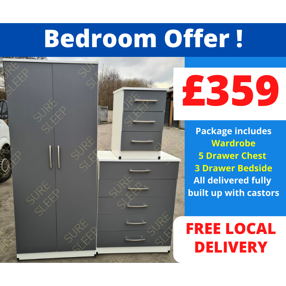 3 Piece Bedroom Set | Sure Sleep Beds